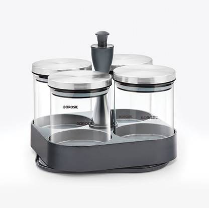 BOROSIL Glass Grocery Container - 600 ml Price in India - Buy BOROSIL ...