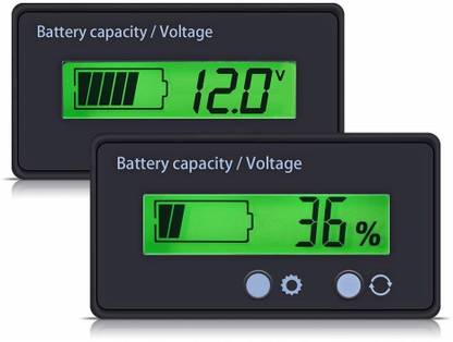 SS ROBOTICS Battery Capacity Tester & Voltage Meter with LCD Display ...