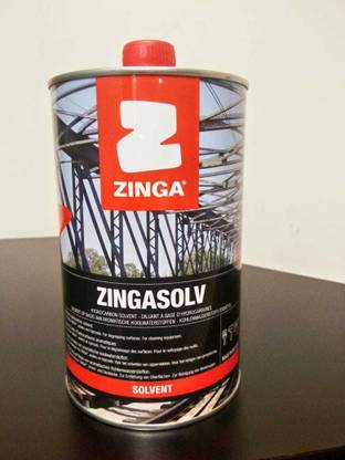 Zinga Zingasolv Solvent-Thinner compatible for all Zinga Film Galvanizing Products Paint Thinner ...