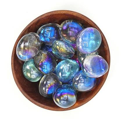Plus Value Titanium Aura Quartz – Blue Firing Tumbled 300grams Regular ...