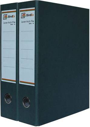 Flipkart.com | bindex Cardboard Office Lever Arch Box File (Dark Gray ...