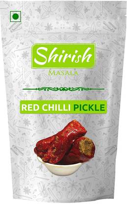 SHIRISH MASALA Stuffed Mathania Red Chilli Pickle |Without Oil,Without ...