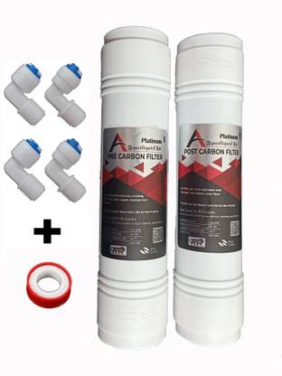 AQUALIQUID RO PTech Pre Carbon Filter+ Post Carbon Filter + 1 Taflon ...