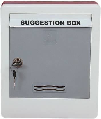 AURA PLAST Wall Mounted Suggestion Box with Key Lock Suggestion Box ...