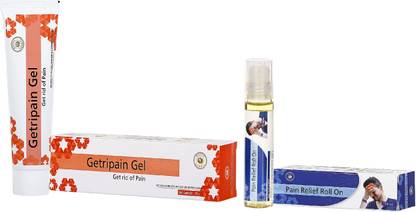HerbRoot Ayurvedic Pack of 1 Getripain Gel (75gm) for Muscle Pain ...