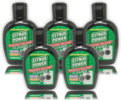 CITRUS POWER Washing Machine Cleaner Pack 5 Detergent Powder 140 ml ...