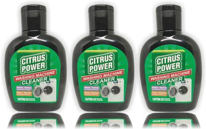 CITRUS POWER Washing Machine Cleaner Pack 3 Detergent Powder 140 ml ...