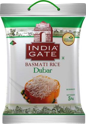 INDIA GATE Dubar Basmati Rice (Long Grain, Polished) Price in India ...