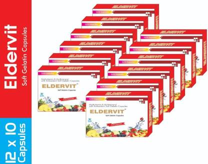 ELDERVIT ELDER'S MULTIVITAMIN,MULTIMINERAL WITH ANTIOXIDANT SOFT ...