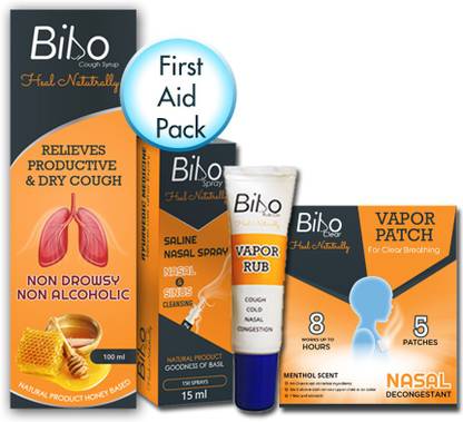 BIBO First-Aid / Travel-Kit for Cough & Cold | All Natural Products ...