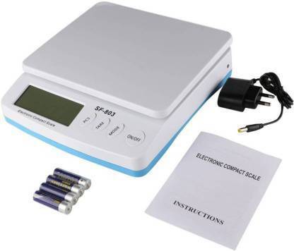 RTB sf-803 30 kg with Adaptor Digital Multi-Purpose Kitchen Weighing ...