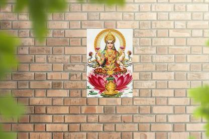 Religious Sticker Poster|Goddess Lakshmi Decorative Wall Sticker|Poster ...