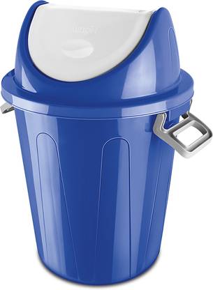 MILTON Star Swing Bin, 60 Litres, Blue Plastic Dustbin Price in India ...
