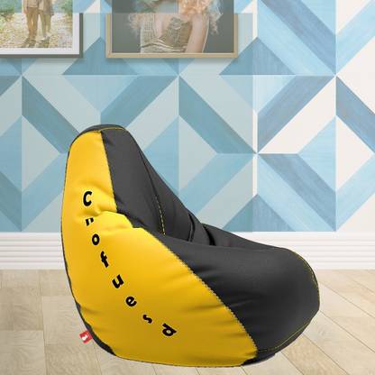 Lazzy XXL Teardrop Bean Bag With Bean Filling Price in India - Buy ...