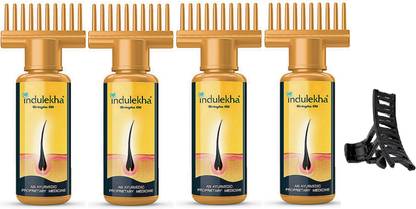 indulekha Bringha Hair oil Pack of 4 With Clature Price in India - Buy indulekha Bringha Hair ...