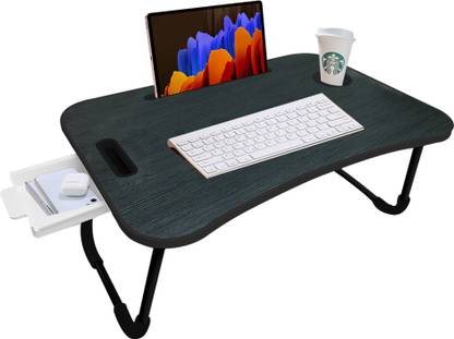 StarAndDaisy Multi-Purpose Foldable Molded Wood Pattern Laptop Bed ...