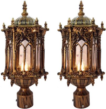 Prop It Up Traditional Outdoor Gate Lights Cast Aluminium Exterior ...