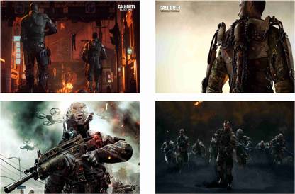 Call of Duty Combo Poster Set of 4 Posters With Gloss Lamination M16 ...