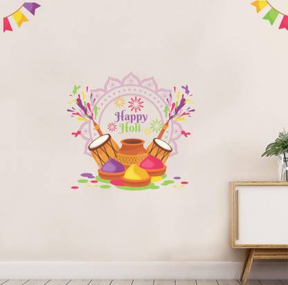 Archi Graphics Studio 53 cm Legendary Gulal Fastival Holi with dancing ...