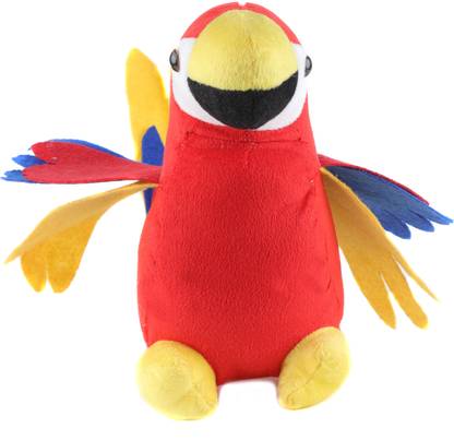 kidoo Parrot Cute Hanging Parrot Stuffed Soft Plush Toy for Kids/Baby ...