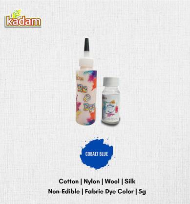 KADAM Tie Dye Cobalt Blue, Cold Water Fabric Dye Color, 100mL - Tie Dye ...