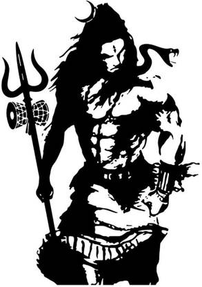 wallpics 60.96 cm Mahadev | Mahakal | Bholenath | Lord Shiva Self ...