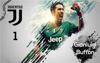 Gianluigi Buffon Footballer Wall Poster For Room With Gloss Lamination ...