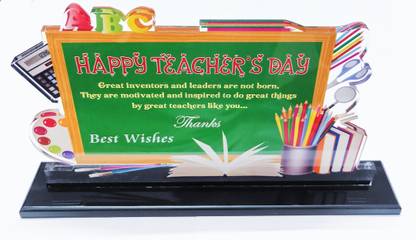 AAES Attractive Teacher's Day Gift for your gurus - Acrylic memento ...