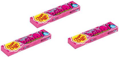 Perfetti Van Melle Chupa Chups Big Babol Tutti Frutti Flavour Bubble ( Pack of 3 ), Each 27.6g ...