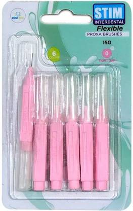 STIM Proxa Interdental Brush ISO-0 (Pack of 3) Soft Toothbrush - Buy ...