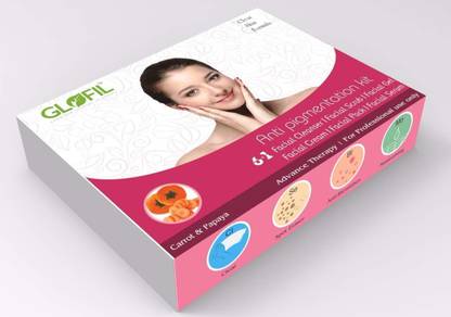 GLOFIL PAPPAYA ANTI PIGMENTATION FACIAL KIT - Price in India, Buy ...