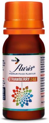 Auris Strawberry 24K Food Flavour Essence for Baking Cake, Chocolates ...