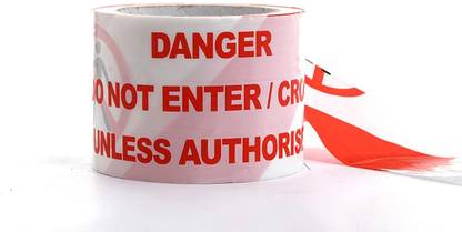 DARIT Safety Warning Tape High Quality Roll Warning Tape Roll, Red ...