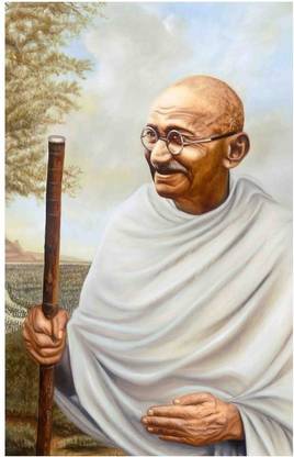 Famous People Poster|Mahatma Gandhi Ji Sticker Poster|Poster For ...
