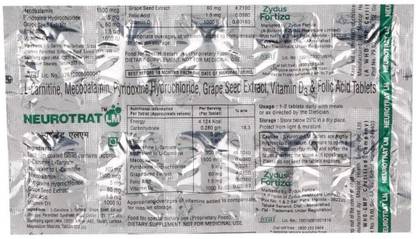 Zydus Fortiza Neurotrat Lm Tablets Price in India - Buy Zydus Fortiza ...