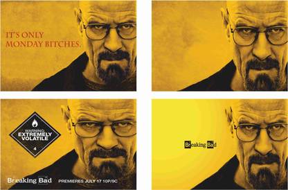 Breaking Bad Combo Poster Set of 4 Posters With Gloss Lamination M7 ...