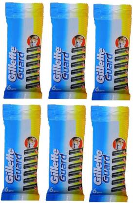 Gillette Guard Cartridge 6 N ( Pack of 6 ) - Price in India, Buy ...