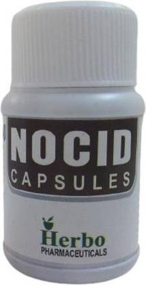 Herbo Pharmaceuticals NOCID (60 Capsules) Natural enzymes | Antacid ...