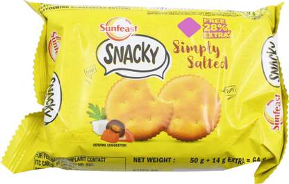 Sunfeast SNACKY SIMPLY SALTED BISCUITS Salted Biscuit Price in India ...