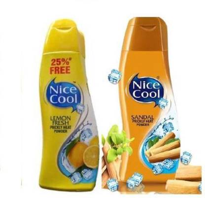 NICE COOL SANDAL & LEAMON PRICKILY HEAT POWDER PACK - Price in India ...