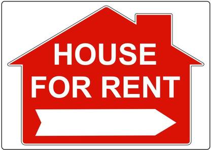 JEEPL HOUSE FOR RENT TO-LET SIGNAGE BOARD, ACP with vinyl : 14X10 ...