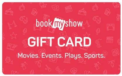 bookmyshow Digital Gift Card Price in India - Buy bookmyshow Digital ...