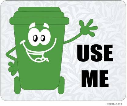 JEEPL USE ME DUSTBIN SIGNBOARD, ACP with vinyl: 8X10 inches (JE-5037 ...