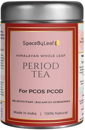 SpaceByLeaf Period Tea for PCOS PCOD | Helps relieve Pain, Balances ...