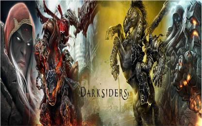 Darksiders Game Wall Poster For Room With Gloss Lamination M10 Paper ...