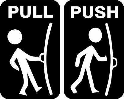 Signkart PUSH, PULL Emergency Sign Price in India - Buy Signkart PUSH ...