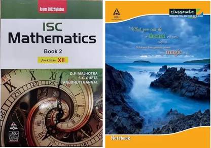 S Chand ISC Mathematics For Class XII 2022 With Classmate Long Book ...