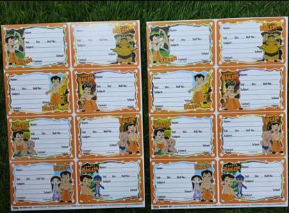 Super Easy 7.4 cm Mixed Design Name Slip Note Books Cartoon Stickers ...