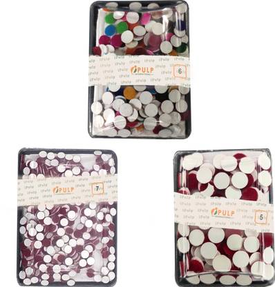 iPulp International Indian Bindi Store - Plain Bindi | Dibbi Bindi - 6 ...