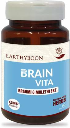 EARTHYBOON BOON Brain Vita Capsule for Better Focus, Concentration and ...